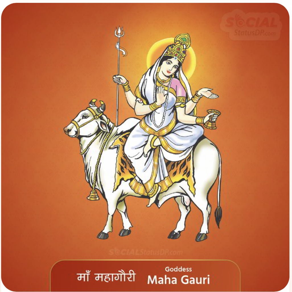 8th Day Navratri Worship: Mahagauri - The Fair Goddess - Dr AvinashTank ...
