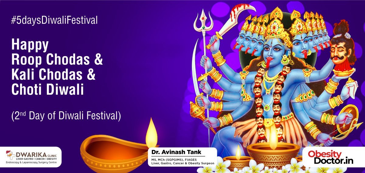 Roop Chaudas and Kali Chaudas: Second Day of Festival of Diwali 2023 ...